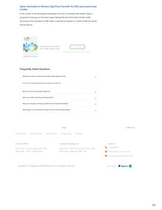 GCC Processed Meat Market Forecast 2024 | PDF
