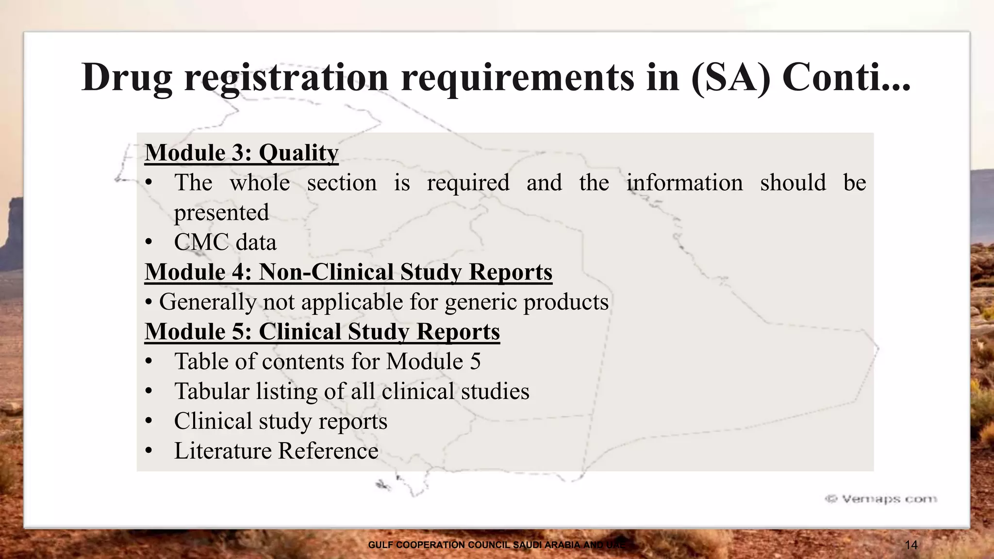 GCC Regulatory MAA & post approval requirements (Saudi Arabia & UAE ...