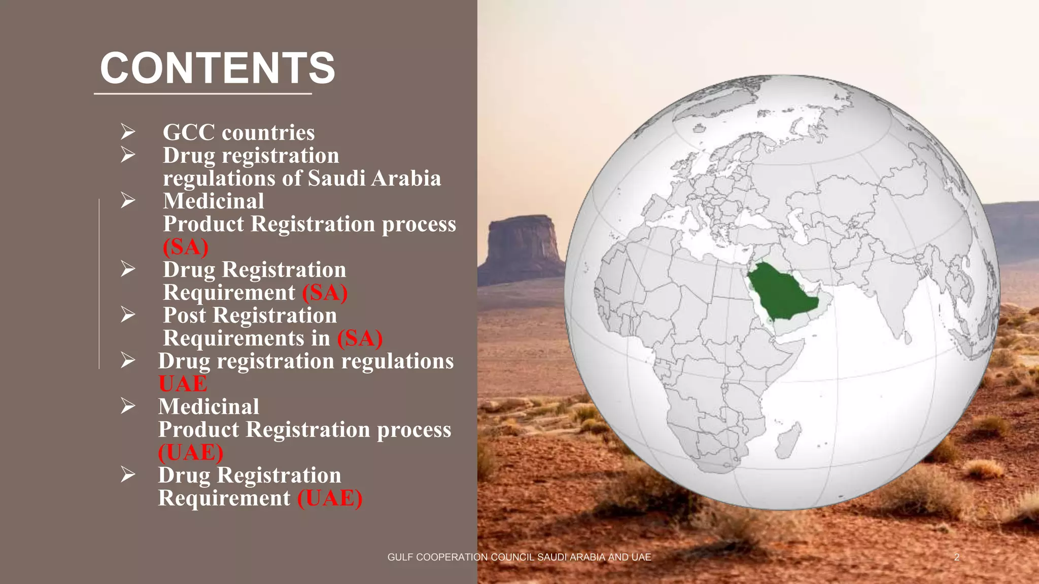 GCC Regulatory MAA & post approval requirements (Saudi Arabia & UAE ...