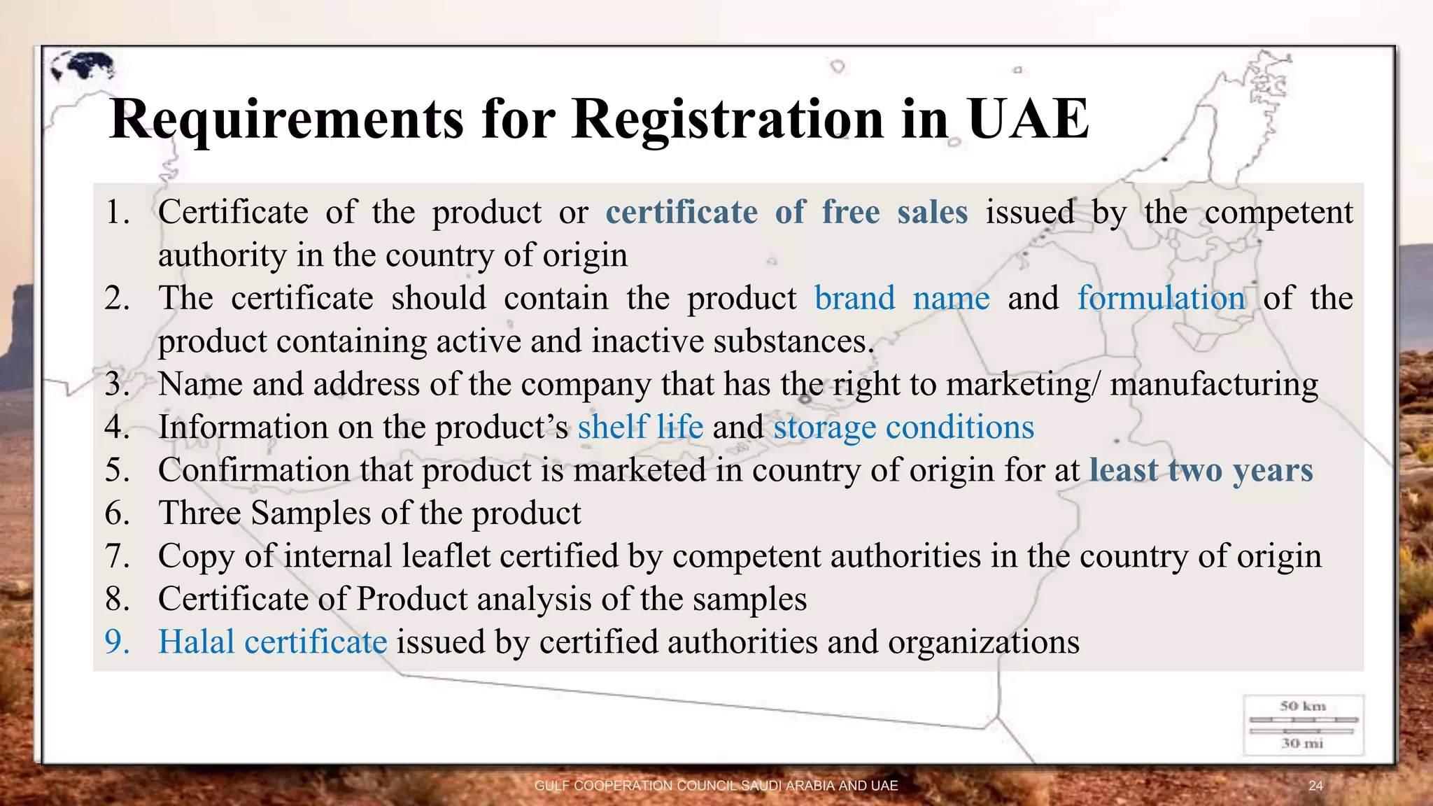 GCC Regulatory MAA & post approval requirements (Saudi Arabia & UAE ...