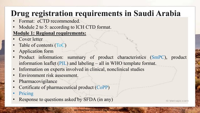 GCC Regulatory MAA & post approval requirements (Saudi Arabia & UAE ...