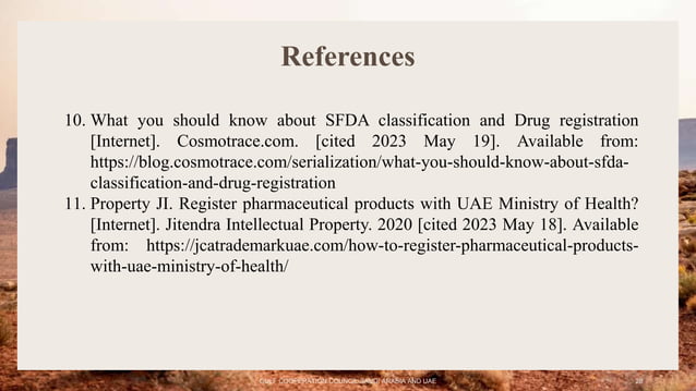 GCC Regulatory MAA & post approval requirements (Saudi Arabia & UAE ...