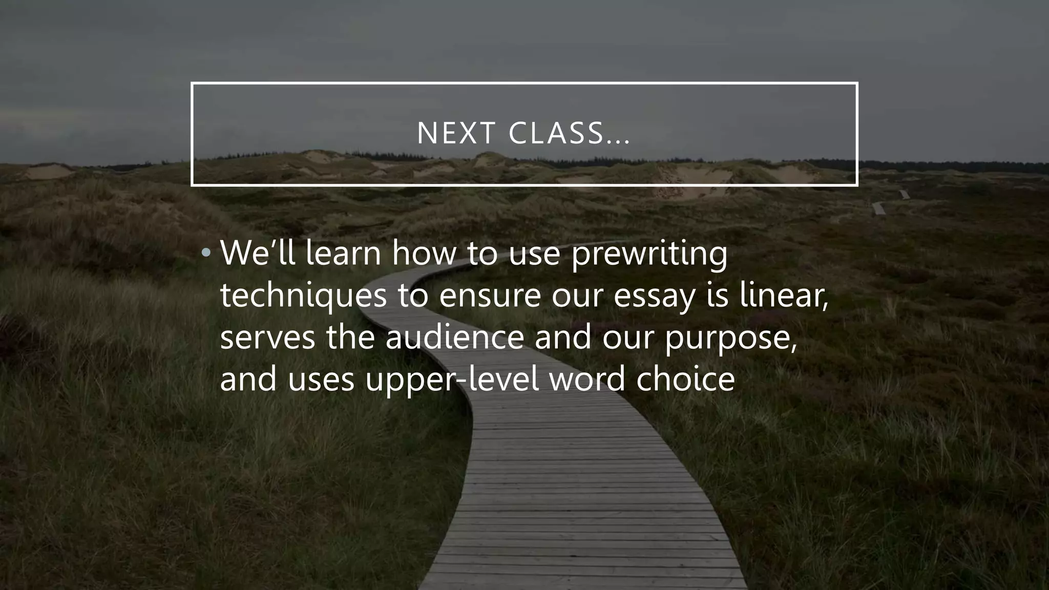 The Foundations of Great Essay Writing | PPT