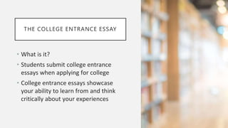 The Foundations of Great Essay Writing | PPT