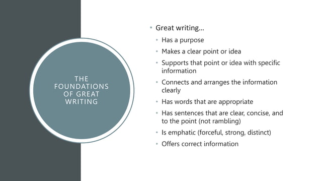 The Foundations of Great Essay Writing | PPT