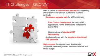 GCC VAT Solution Presentation | PDF | Business Accounting & Finance ...