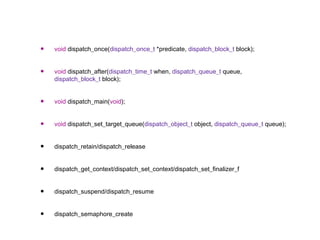 Grand Central Dispatch | PPT