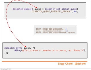 Palestra sobre Grand Central Dispatch no [self sp] | PDF | Programming Languages | Computing