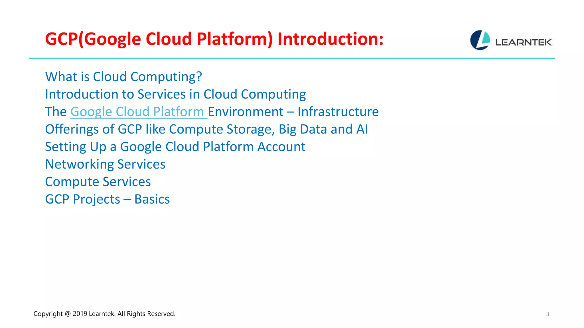 Google cloud platform | PPT