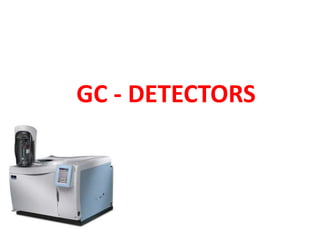 Gas chromatography detectors types | PPT
