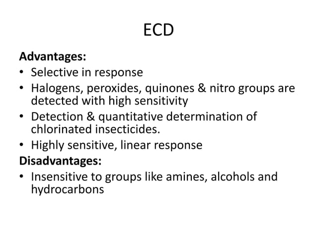 Gas Chromatography Detectors Types Ppt