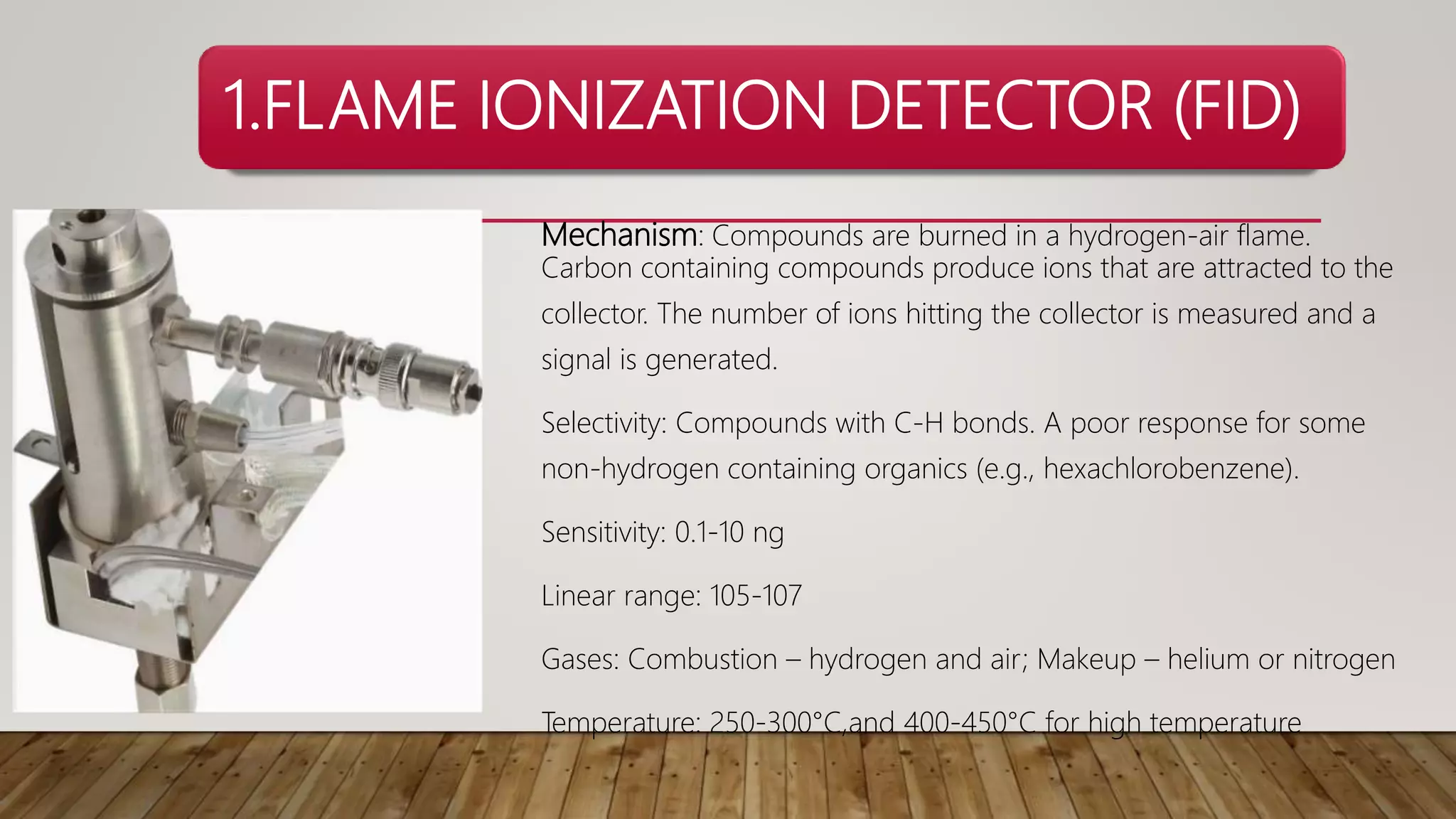 Gas Chromatography Detectors Pptx Indoor Environmental Quality Home And Garden