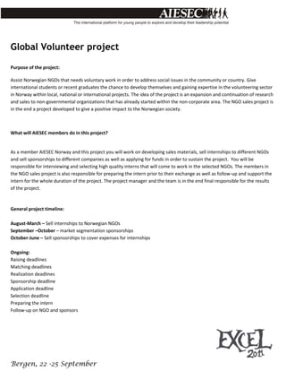 Gcdp icx global volunteer project | PDF