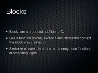 Grand Central Dispatch Design Patterns | PPT