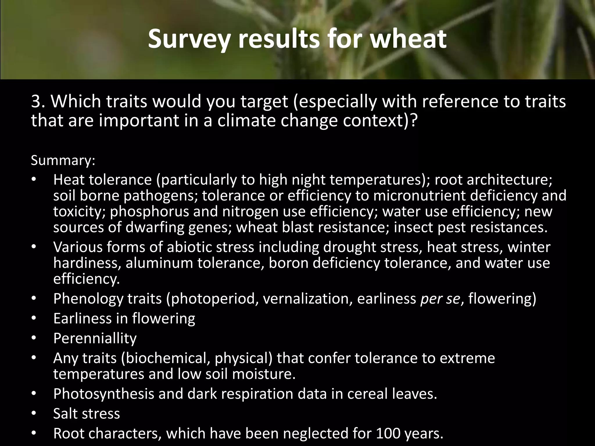 Using crop wild relatives in crop improvement | PPTX