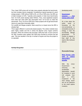 GC Energy & Environmental Newsletter May 2012 | PDF