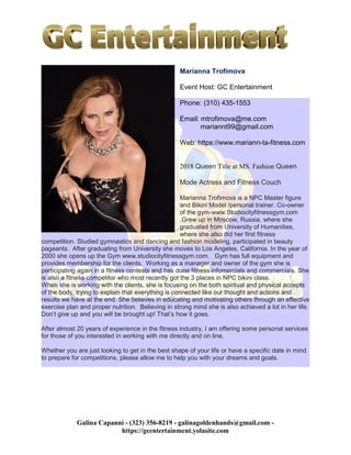 GC Entertainment Event Sponsorship Media Kit | PDF