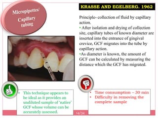 Gingival crevicular fluid | PPTX