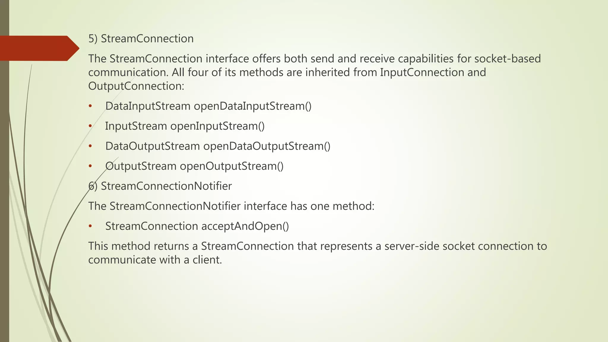 Generic Connection Framework | PPTX