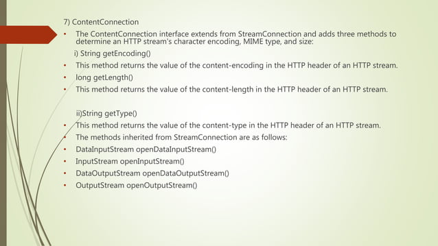 Generic Connection Framework | PPTX
