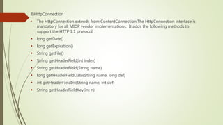 Generic Connection Framework | PPTX