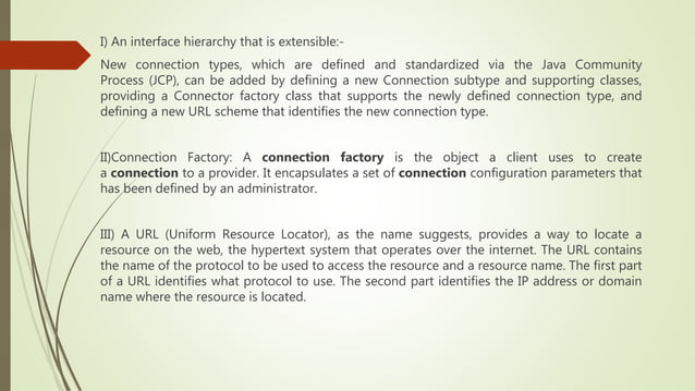 Generic Connection Framework | PPTX