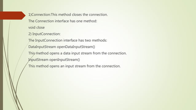 Generic Connection Framework | PPTX