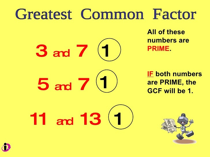 Greatest Common Factor