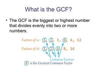 Gcf and lcm 1 | PPT