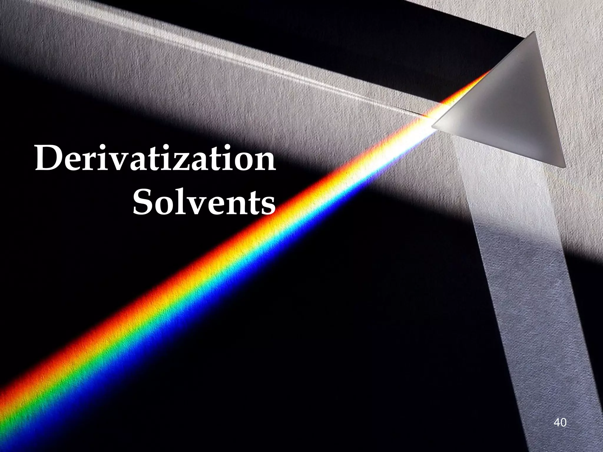Derivatization in GC | PPT
