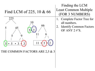 Gcf&Lcm | PPT