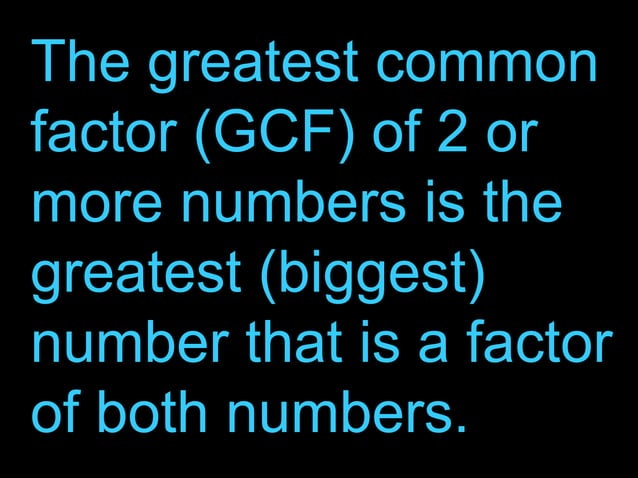 GCF LCM.ppt | Science