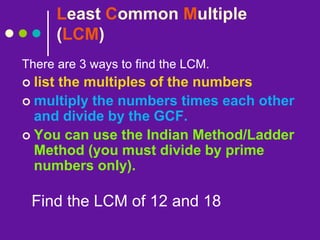 Gcf+lcm+word+problems powerpoint | PPT