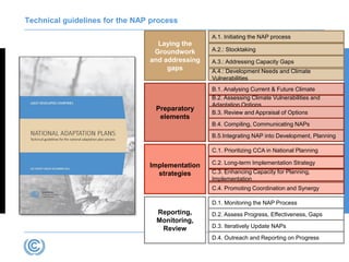 The sample NAP process based on the UNFCCC NAP technical guidelines | PDF