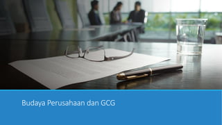 Budaya Perusahaan dan GCG | PDF