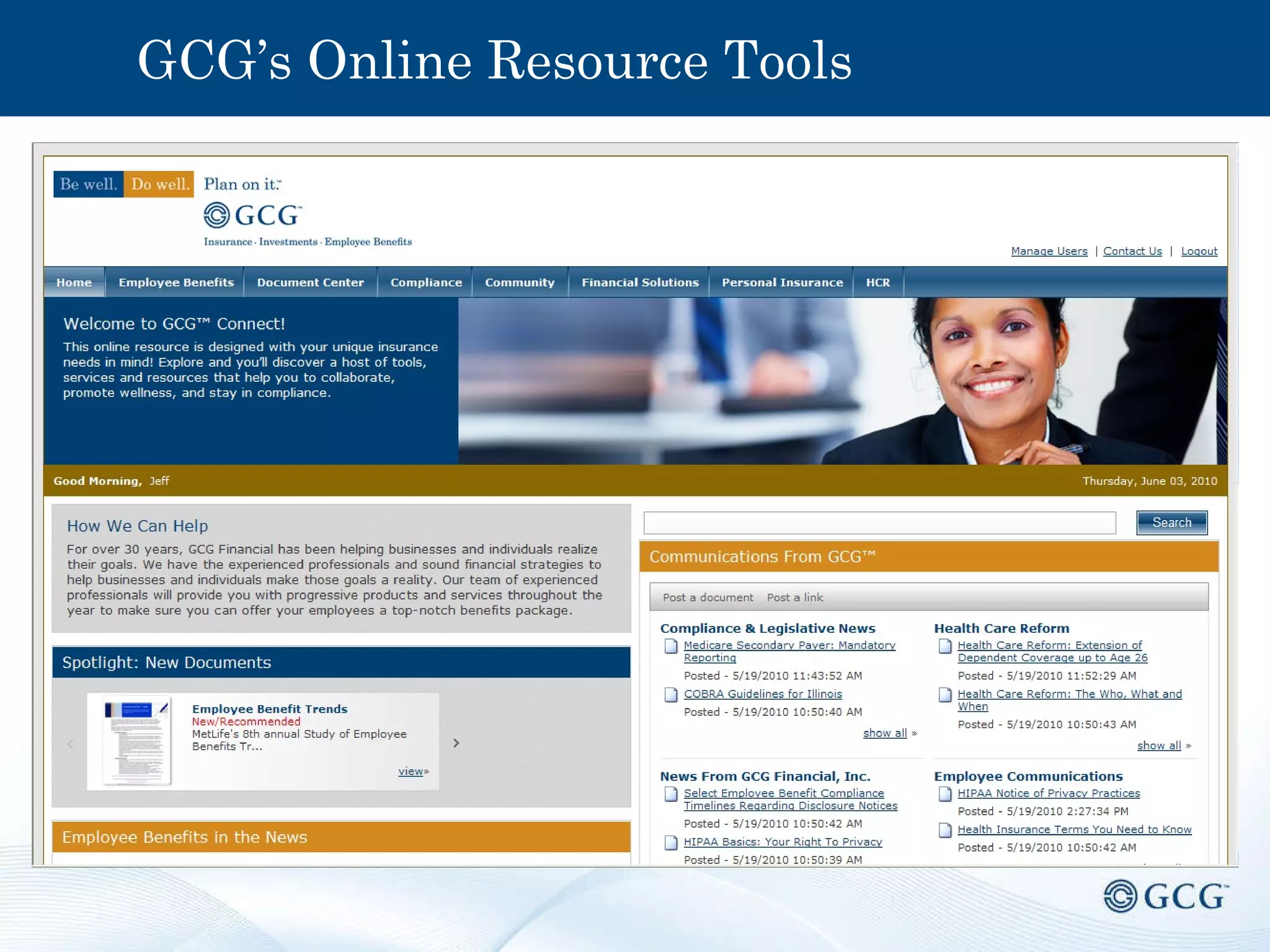 GCG Capabilities Presentation | PPT