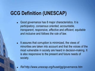 Gcg definition | PPTX