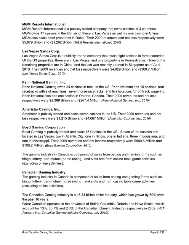 GCG Gaming Business Plan | PDF