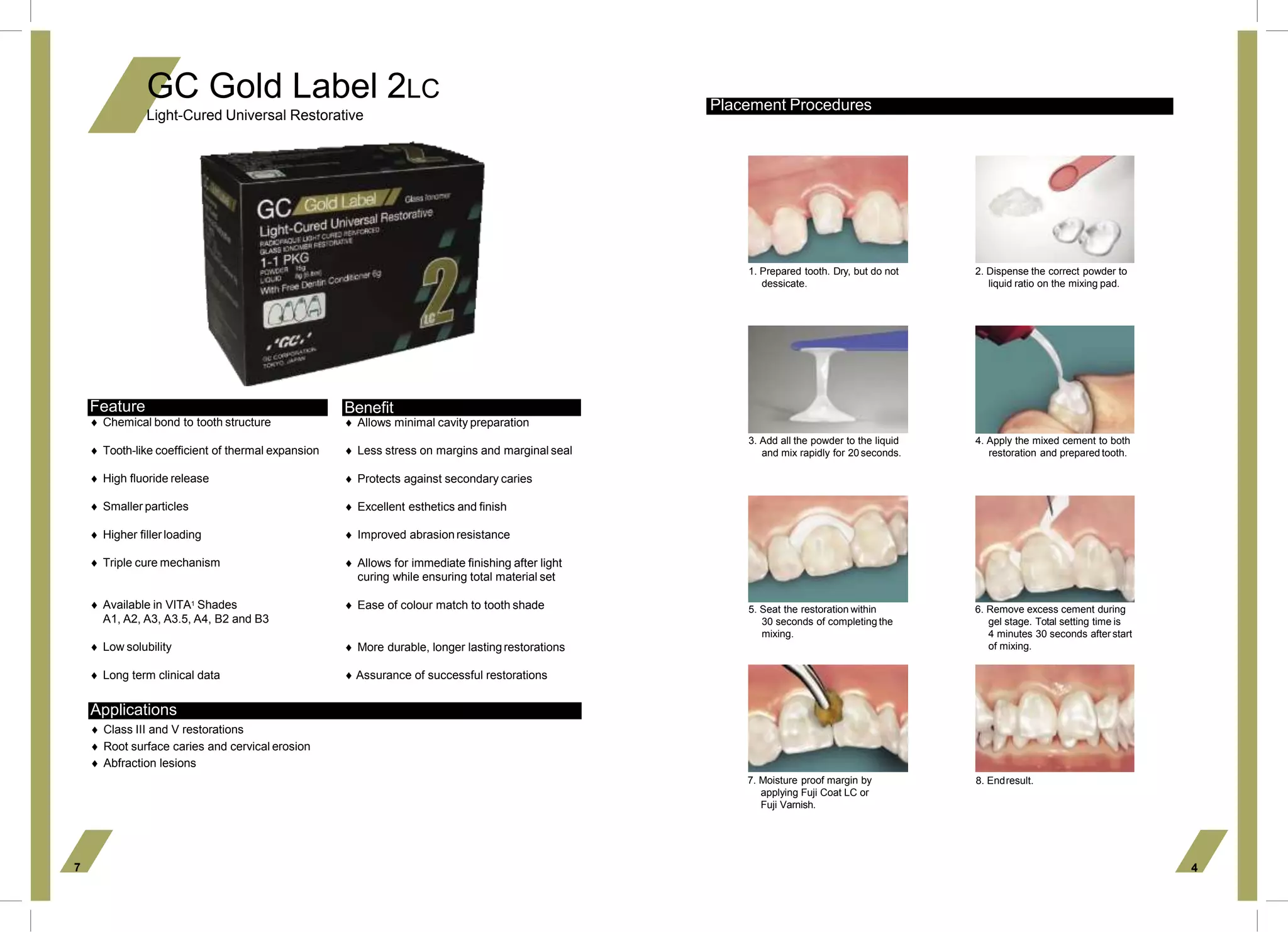 Buy Gc Gold Label 9 Posterior Restorative - GC India Dental | PPTX