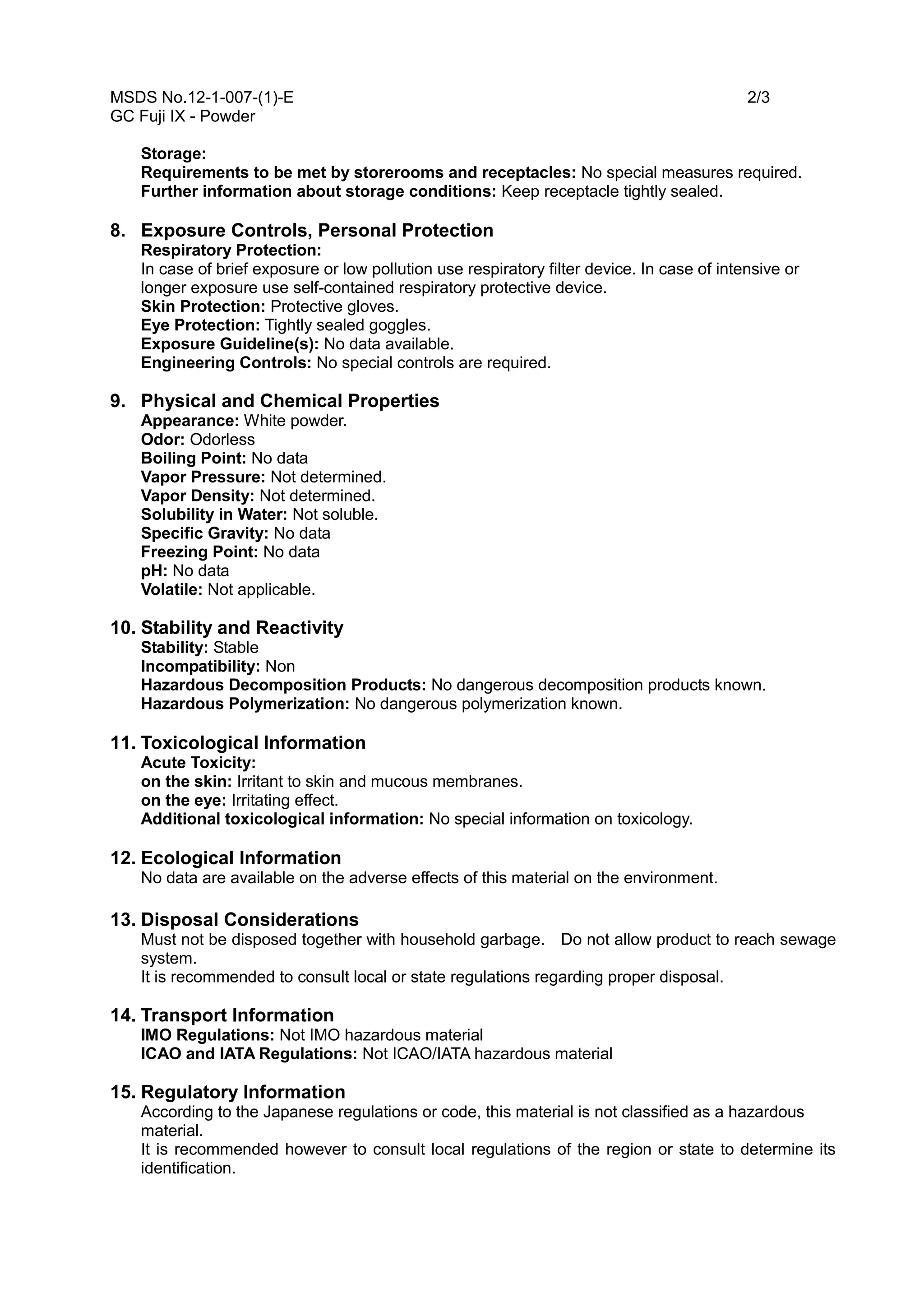 Gc gold label 9 Extra High Strength Posterior Powder - GC India Dental ...