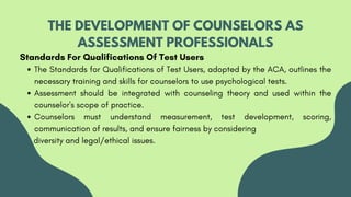 Guidance and Counseling Human Assessment | PDF