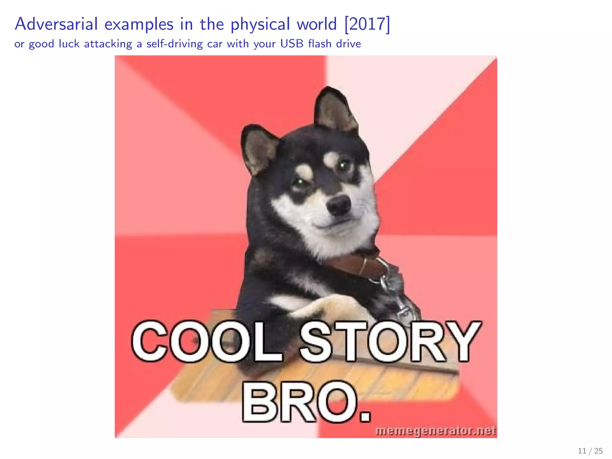 Adversarial examples in deep learning (Gregory Chatel) | PDF | Computing | Technology & Computing