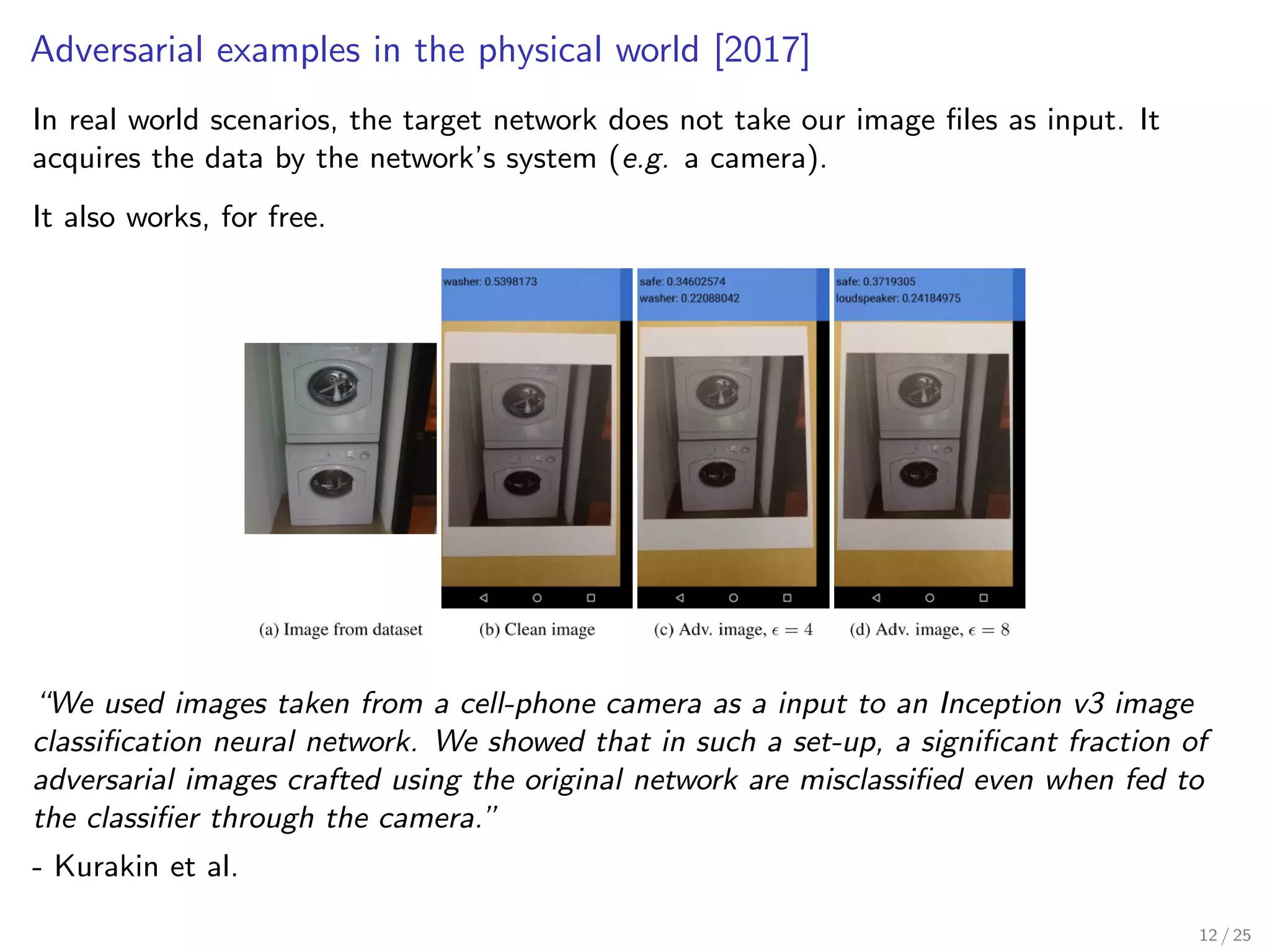 Adversarial examples in deep learning (Gregory Chatel) | PDF | Computing | Technology & Computing