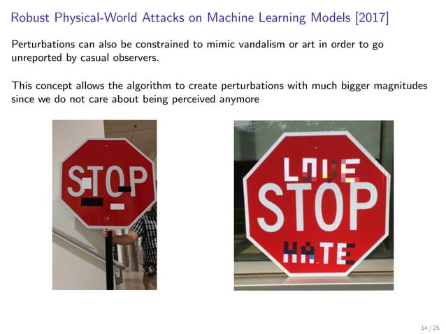 Adversarial examples in deep learning (Gregory Chatel) | PDF | Computing | Technology & Computing
