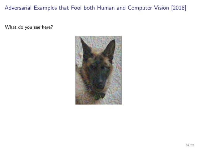 Adversarial examples in deep learning (Gregory Chatel) | PDF | Computing | Technology & Computing