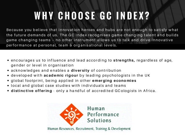 Gc index marketing- Human Performance Solutions | PDF