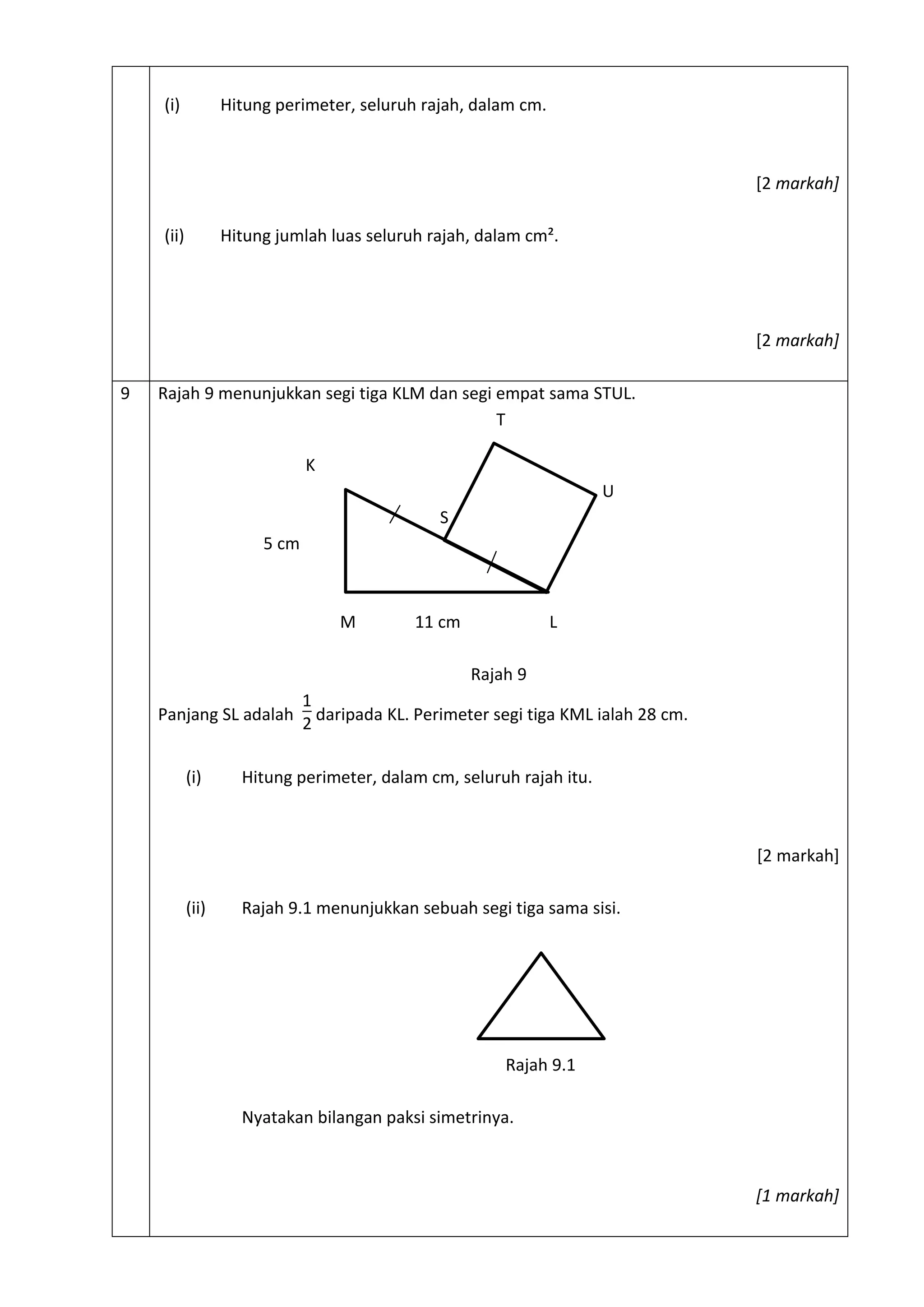 LATIHAN TAJUK RUANG | PDF