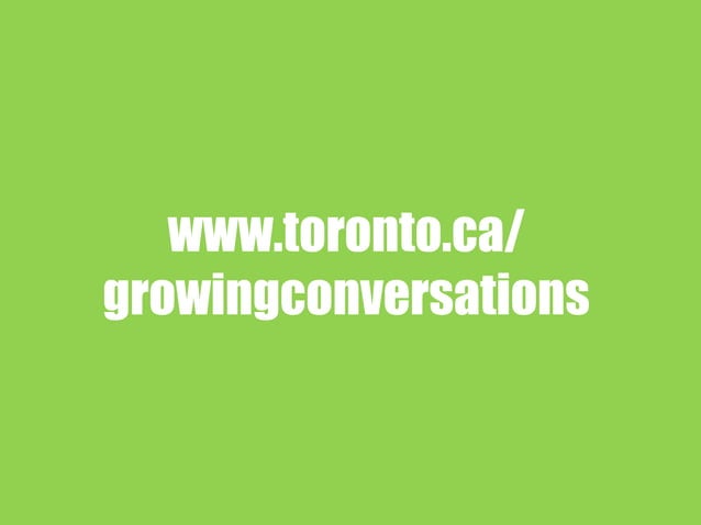 Growing Conversations Launch Presentation | PPT