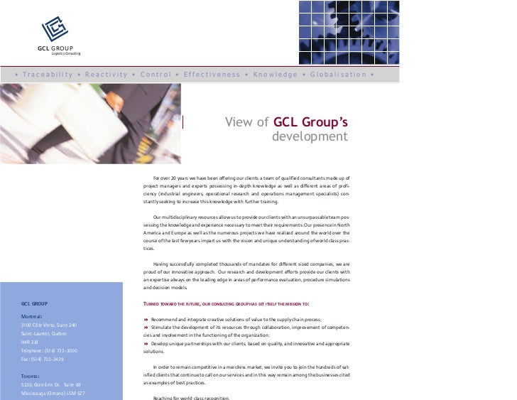 GCL Group Corporate Brochure