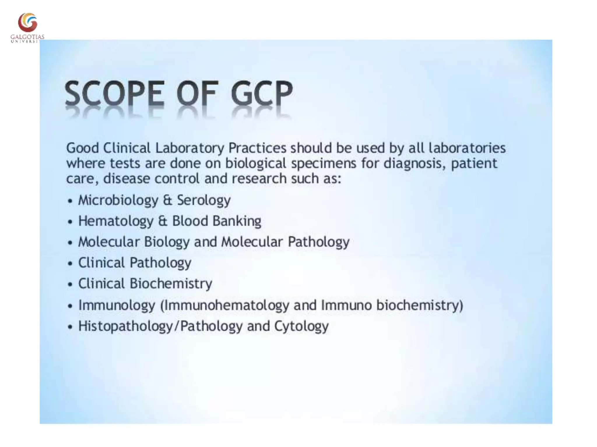 Good clinical laboratory practices | PPTX